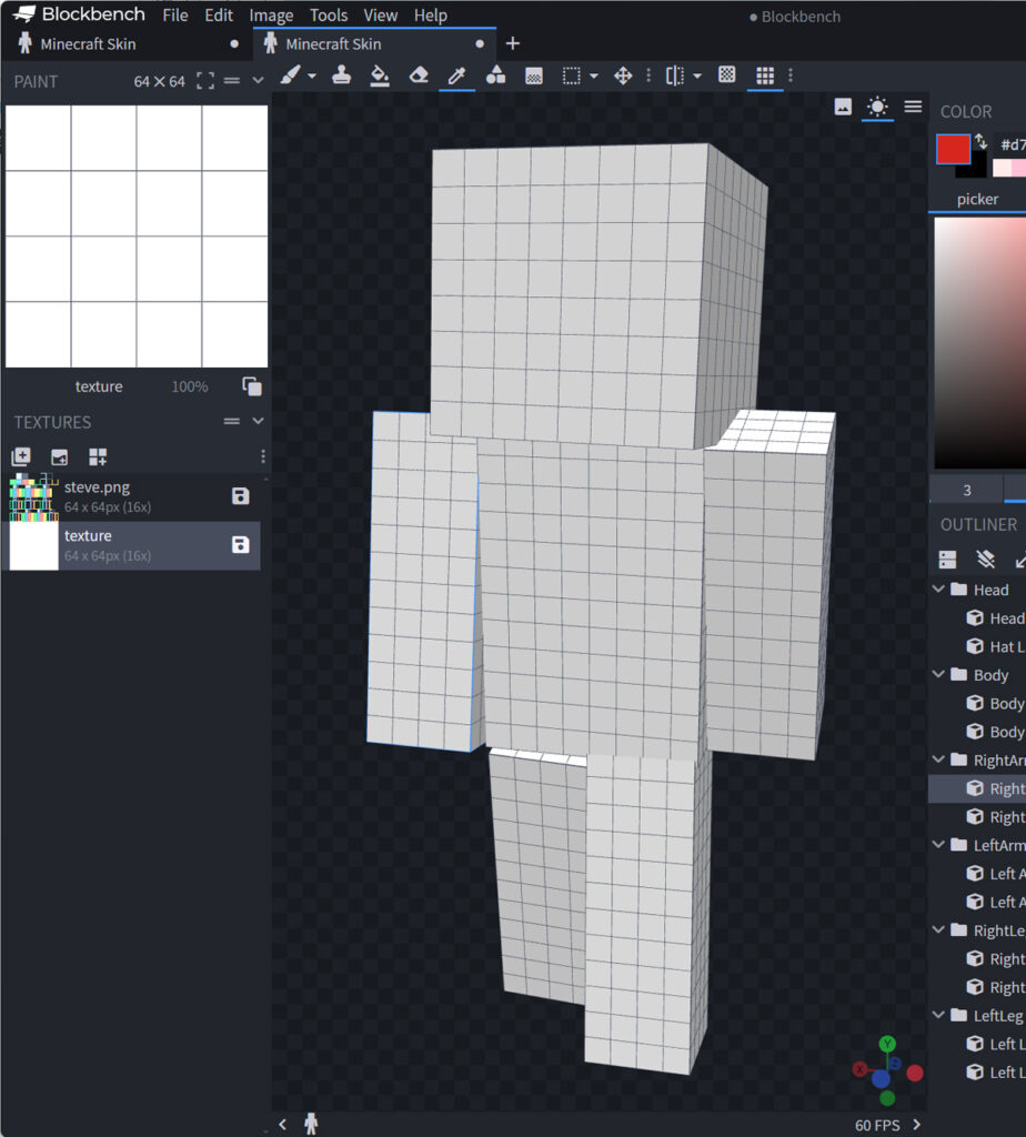マイクラ統合版 スキンを自作する！ Blockbenchの使い方 | 穴みっけ。